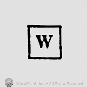Mark with The letter "W" and a square. | #190206