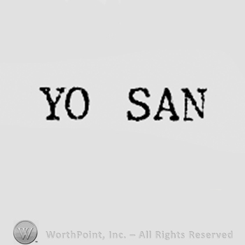 Mark with The text "YO SAN". | #190215