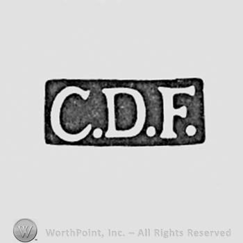 Mark with The letters "CDF" and a rectangle. | #194272