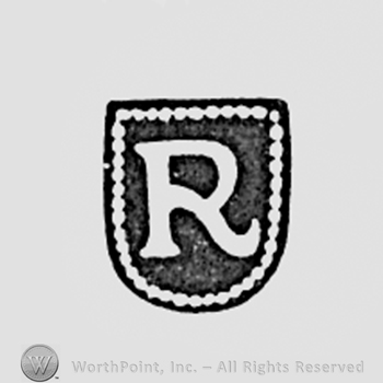 Mark with Letter R inside a shield shape. | #194409