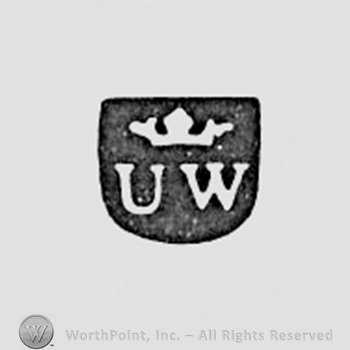 Mark with Letters UW with crown, inside a shield | #194424