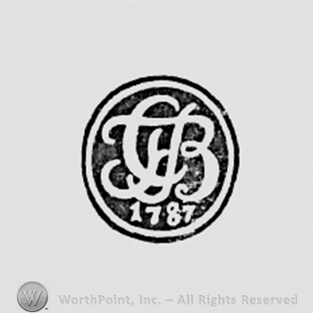 Mark with The monogram of letters "JDG" and the | #194444