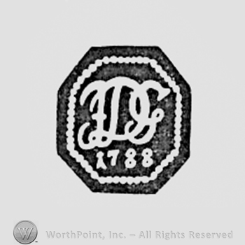 Mark with The monogram of letters "JDG" and the | #194445