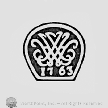 Mark with A shape like a monogram and the number | #194461