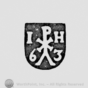Mark with A shield , the letters "JPH" and the | #194474
