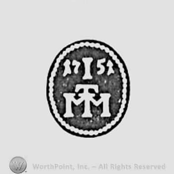 Mark with An oval, the monogram of letters "TJM" | #194477