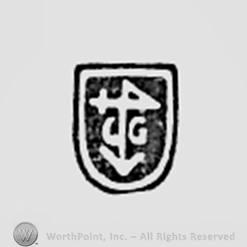 Mark with A shield, the letters "CG", the number | #194489