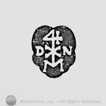 Mark with The letters "DNM", the digit "4", a | #194491