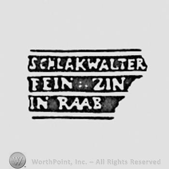 Mark with The text "SCHLAKWALTER FEIN ZIN IN | #194545
