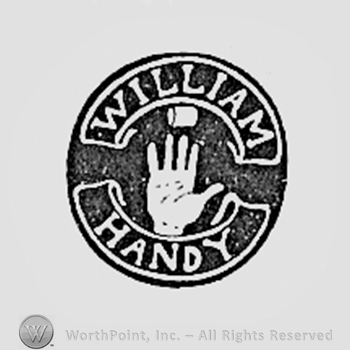 Mark with A label, the text "WILLIAM HANDY" and a | #194875