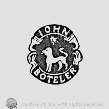 Mark with A label, the text "JOHAN BOTELER", a | #194962