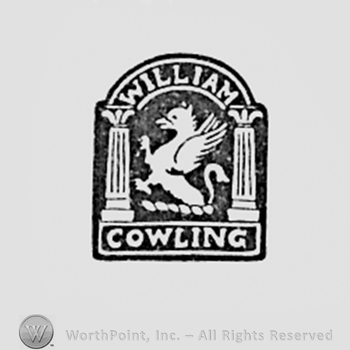 Mark with A label, the text "WILLIAM COWLING", a | #195006