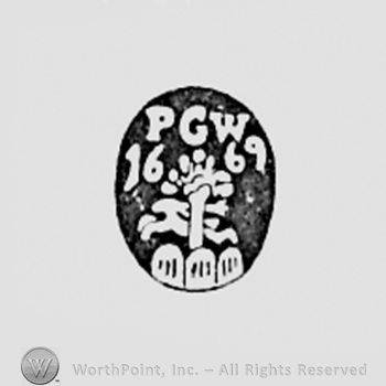 Mark with The letters "PGW", the number "1669", a | #195125