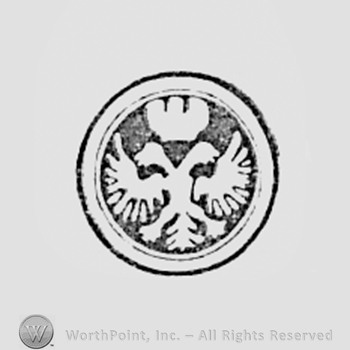 Mark with Eagle with crown inside circle. | #195300