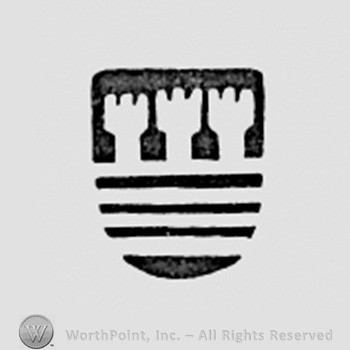 Mark with Shield shape with three stripes and | #195627