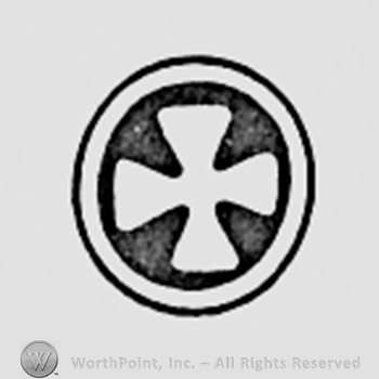 Mark with Oval with a cross inside. | #195752