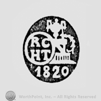 Mark with The letters "RCHT", the number "1820", | #195832