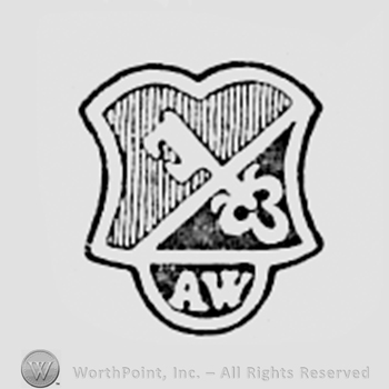 Mark with A key, the letters "AW", and a shield. | #195861