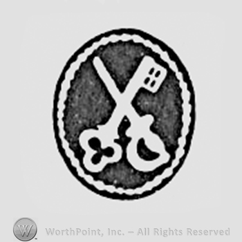 Mark with Key and a sword inside a circle. | #195882