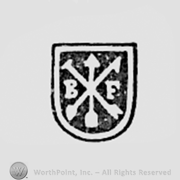 Mark with Three arrows, the letters "BF" and a | #195903
