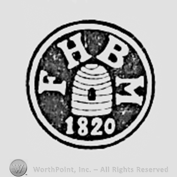 Mark with A barrel, the text "FHBM 1820" and a | #195907