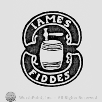 Mark with A label, the text "JAMES FIDDES", a | #195911
