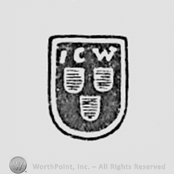 Mark with Three shields and letters ICW on a | #196082