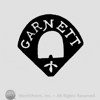 Mark with The text "GARNETT" and a shape like a | #209500