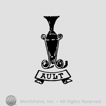 Mark with Shape similar with a vase and word Ault | #209794