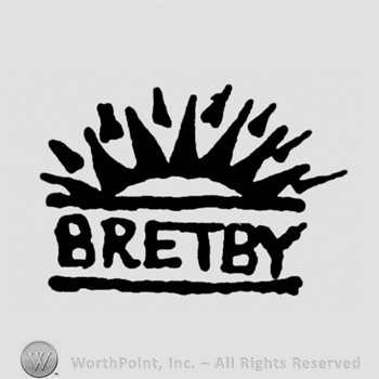 Mark with A half sun and the word "BRETBY". | #209904
