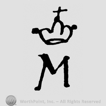 Mark with crown with crosson top;letter M below. | #209934