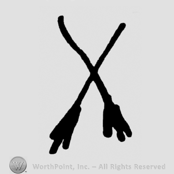 Mark with Two crossed swords. | #210109