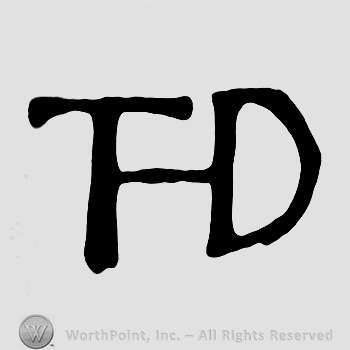 Mark with Monogram of letters THD. | #210141