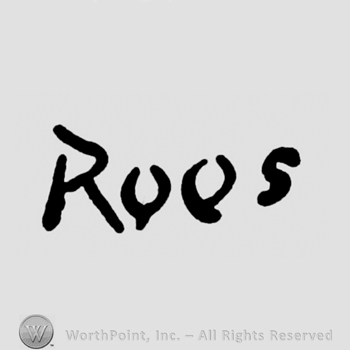 Mark with Roos written. | #210204