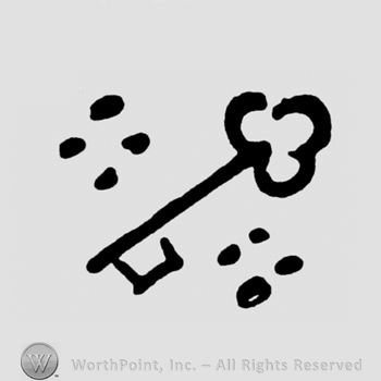 Mark with Key and eight dots. | #210276