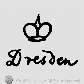 Mark with A crown and the word "Dresden". | #210301