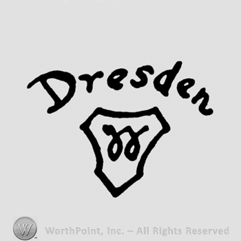 Mark with The word "Dresden" and a shield. | #210339