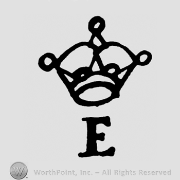 Mark with Letter E with crown. | #210354