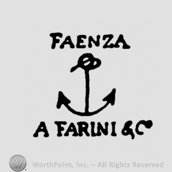 Mark with An anchor and the text "FAENZA A FARINI | #210390