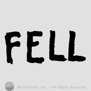 Mark with Word Fell. | #210391