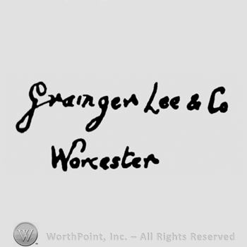 Mark with Grainger Lee & Co Worcester written. | #210485