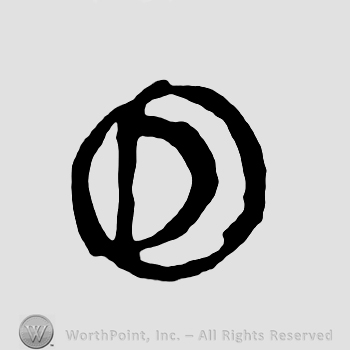 Mark with Letter D inside a circle. | #210651