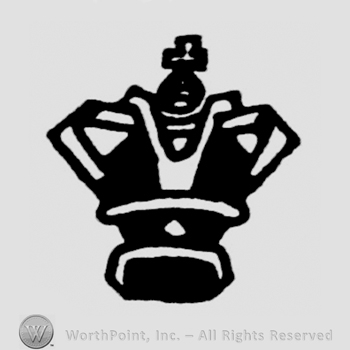 Mark with crown with cross on top. | #210834