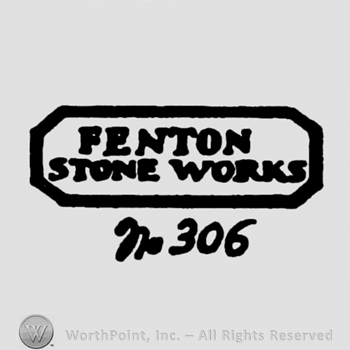 Mark with A rectangle and the text "FENTON STONE | #210838
