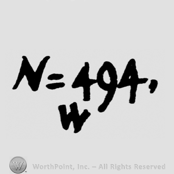 Mark with N = 494 w written. | #210892