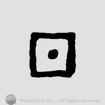 Mark with Square with dot inside. | #210951