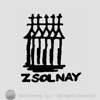 Mark with A symbol and the word "Zsolnay". | #211190
