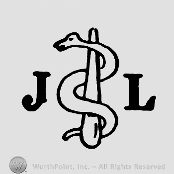 Mark with A snake, a stick and the letters "J", | #211248