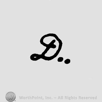 Mark with Letter D with two dots. | #211653