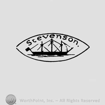 Mark with Ship inside an oval with word Stevenson | #211833